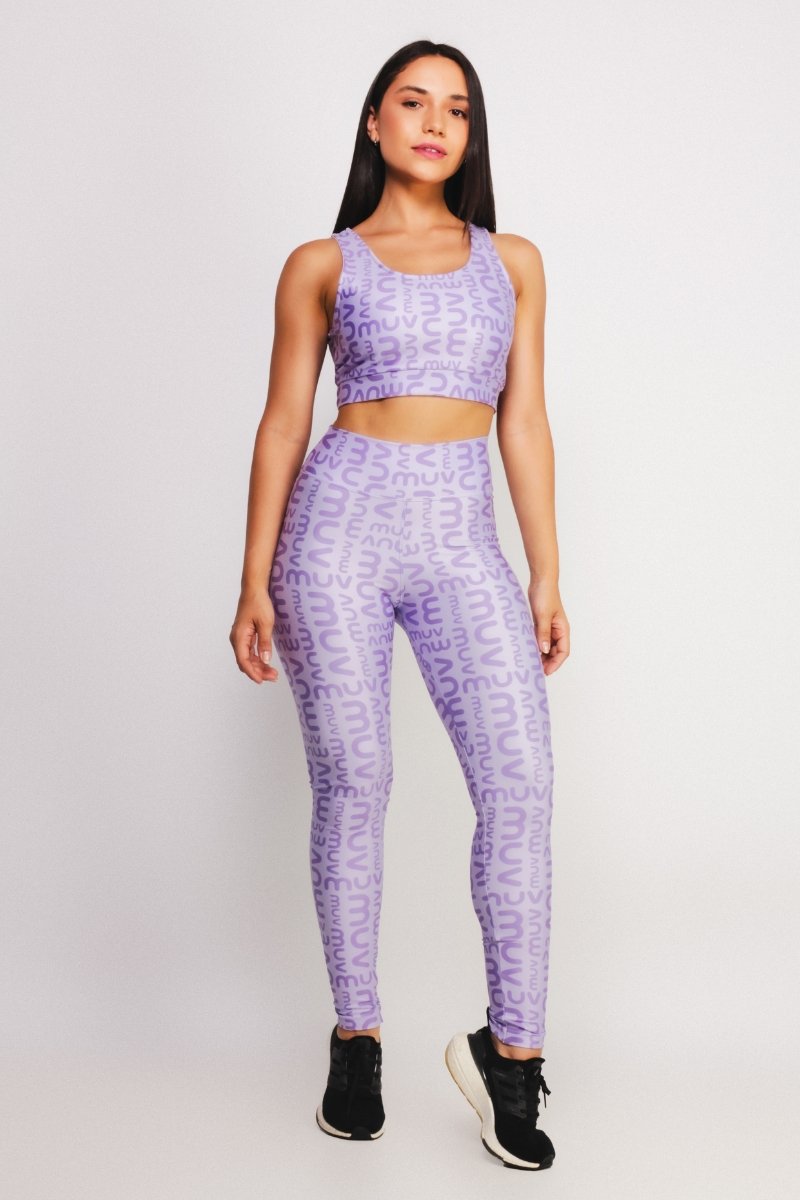 Legging Feminina Essential Muv Lilás | Muv Fit