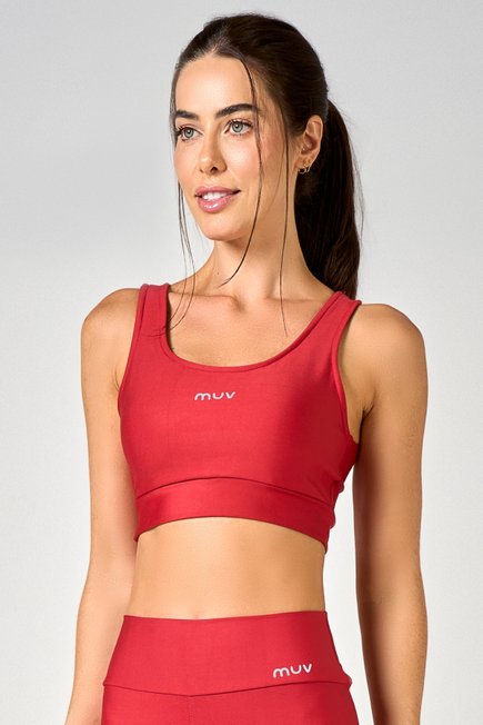 Top Nadador Feminino Classic - Cereja | Muv Fit