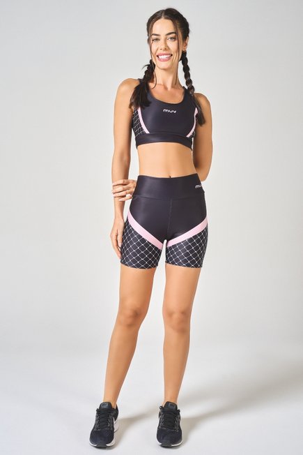 Conjunto Feminino Short + Top Nadador Tela